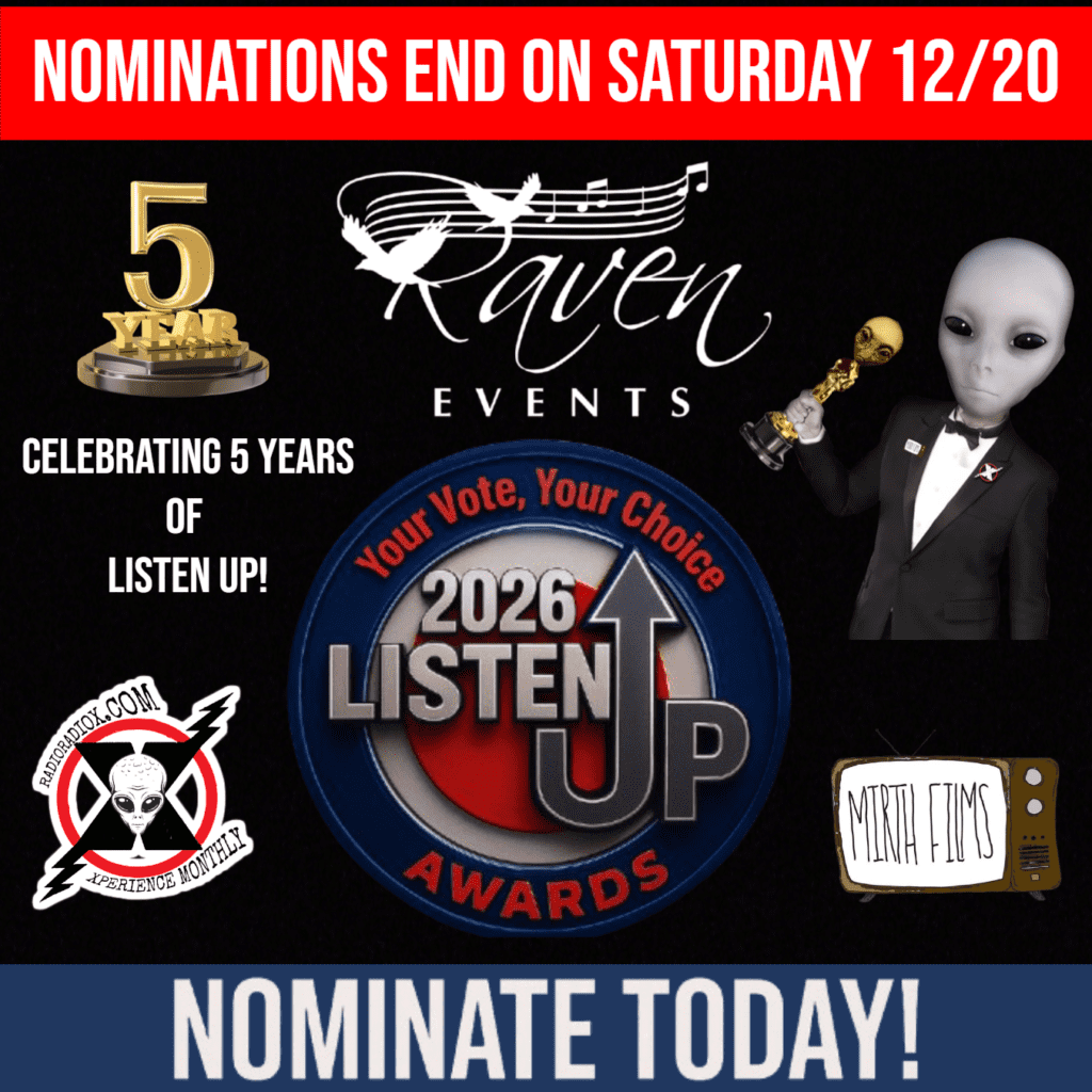 Nominations For Raven Events Listen Up Awards End December 2025 ...